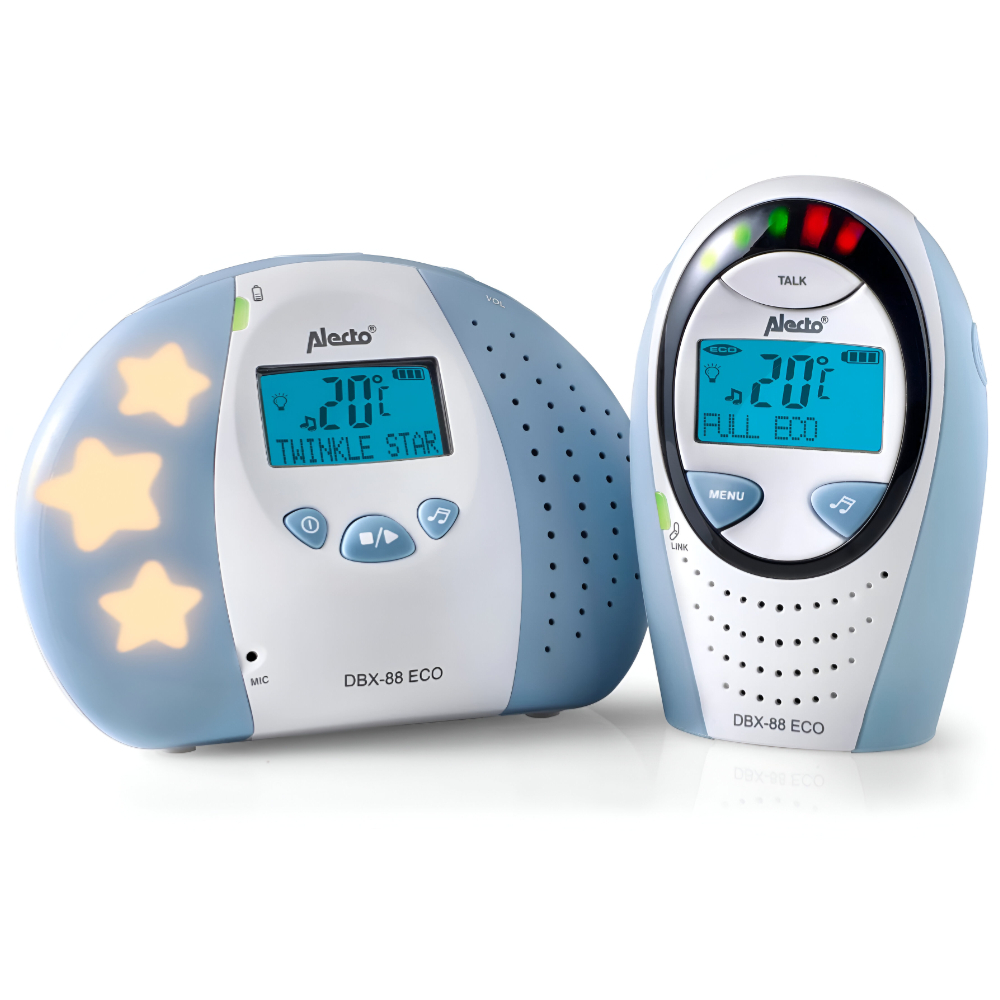 Digital Baby Monitor with Temperature Display, Built-In Night Light ...