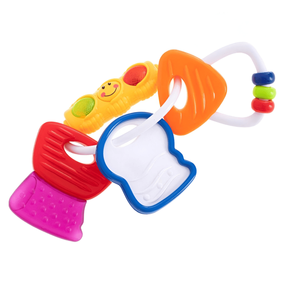 HOLA Rattle & Teether with Light – Interactive Musical Baby Rattle ...