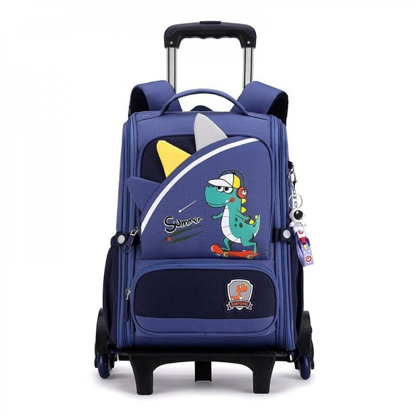 YIWU H Assorted 5 Designs Rolling School Trolley Bags for Boys & Girls ...