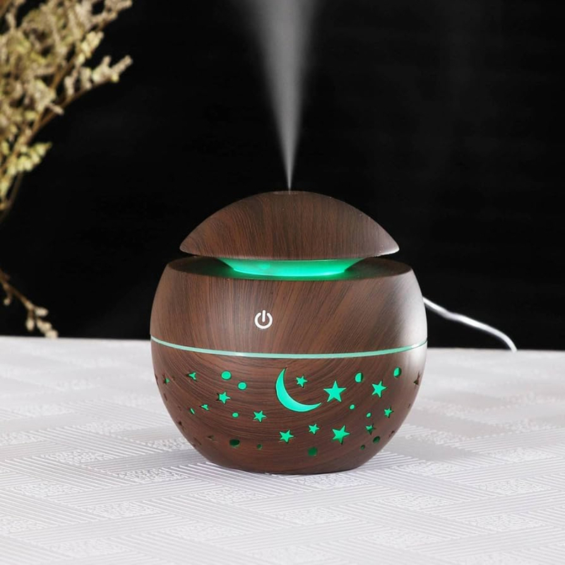 200ml Small Mushroom Humidifier Essential Oil Diffuser For Bedroom ...