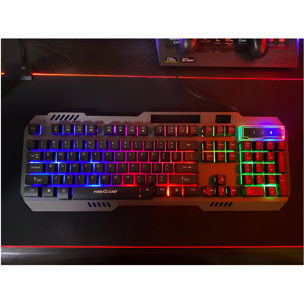 Firecam Gaming USB Keyboard & Mouse Combo